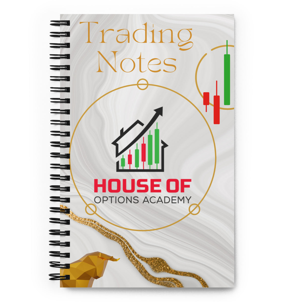 Spiral notebook – House of Options Academy